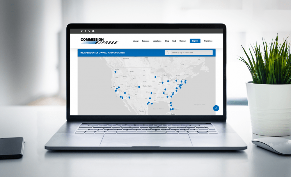 Commission Express – Website Redesign | Orpheus, Inc.